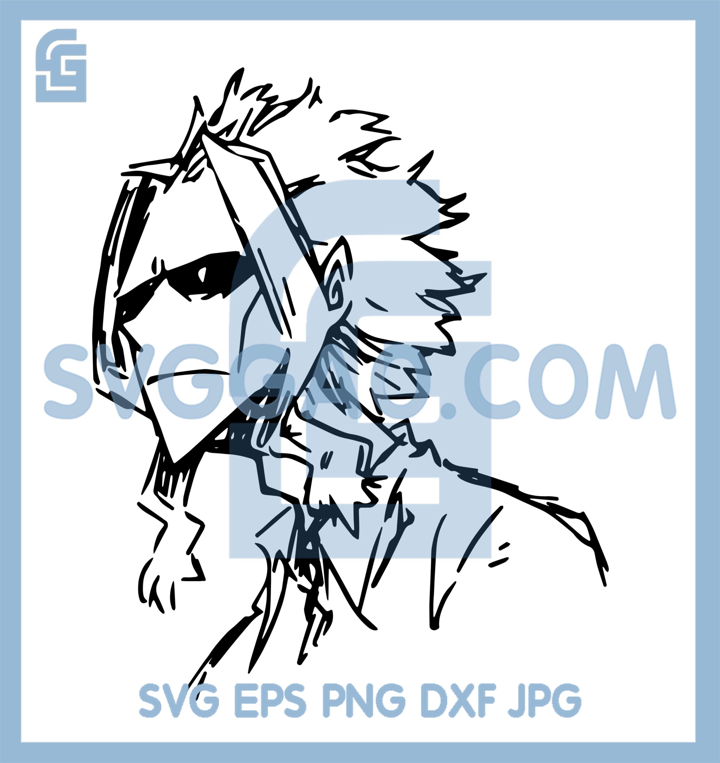 All Might Face Anime Svg, U.A. High Teachers Svg, My Hero Academy Svg ...