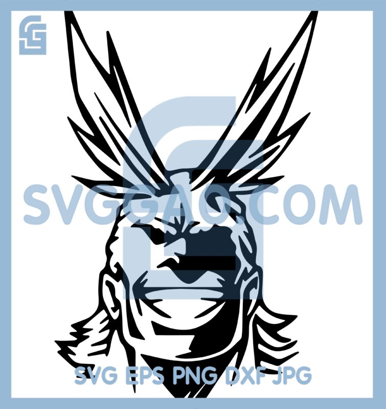 Anime All Might Svg, All Might Hero Svg, Toshinori Yagi Svg, My Hero ...