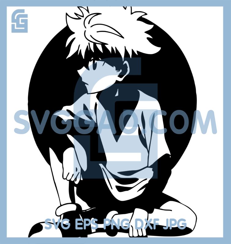 Anime Cartoon Hunter X Hunter Svg, Killua Zoldyck Svg, Hunter X Hunter ...