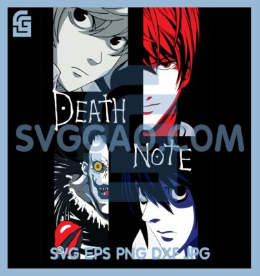 Anime Death Note Svg, Manga Japanese Anime Svg, Manga Yagami Raito Svg ...