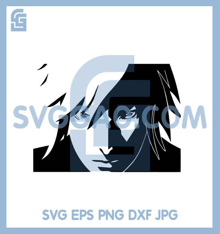 Anime Face Gojo Satoru Svg, Anime Gojo Satoru Svg, Gojo Satoru Svg