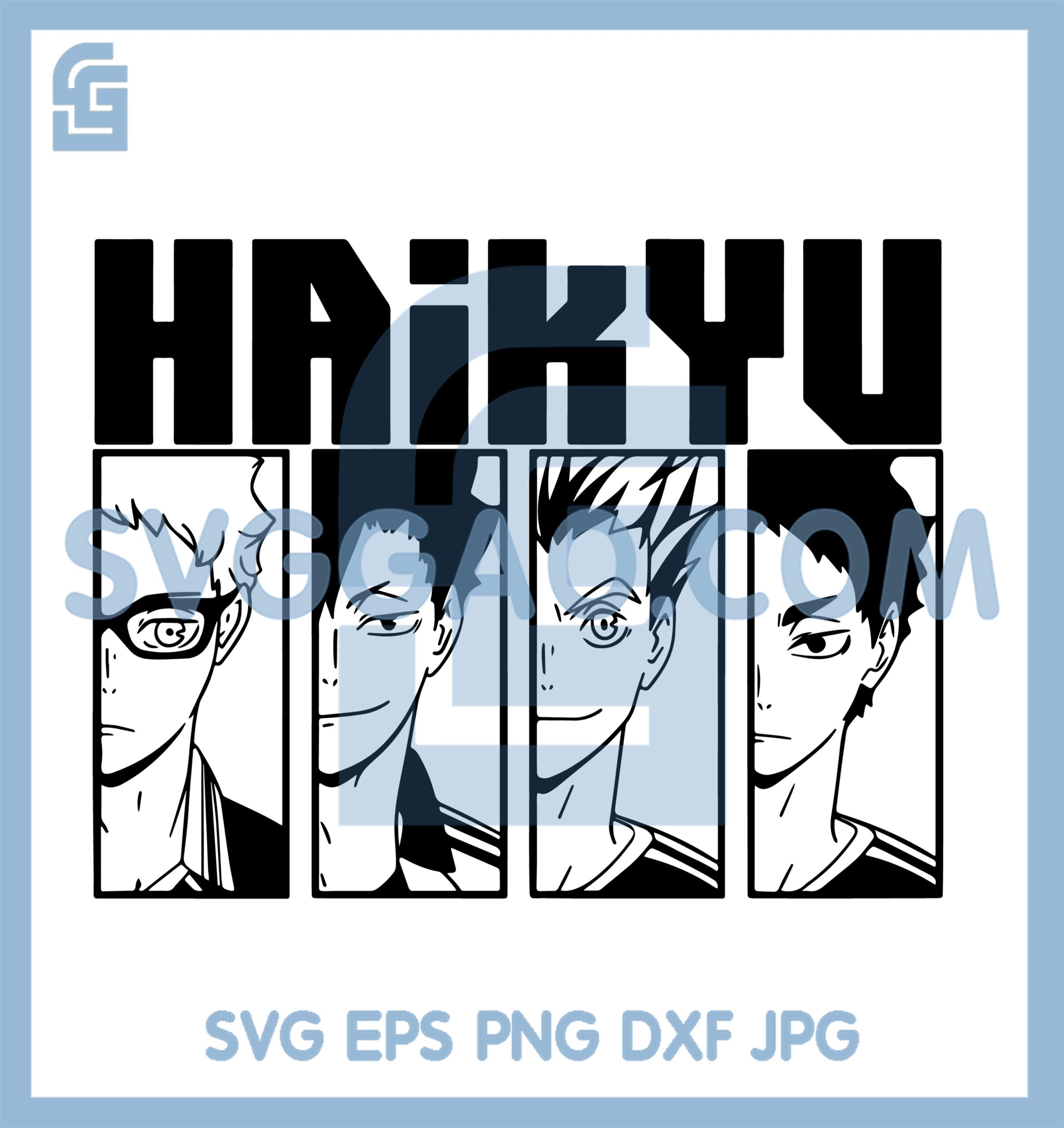 Anime Haikyuu Svg, Bokuto Fukurodani Svg, Shoyo Hinata Svg, Haikyuu Svg