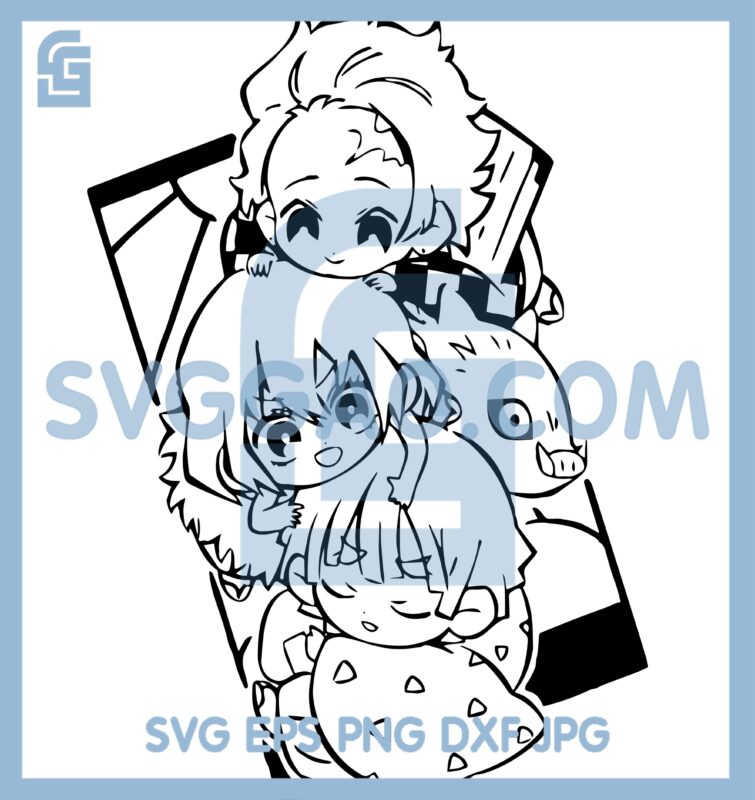 Anime Overlap Cute Svg, Anime Overlap Svg