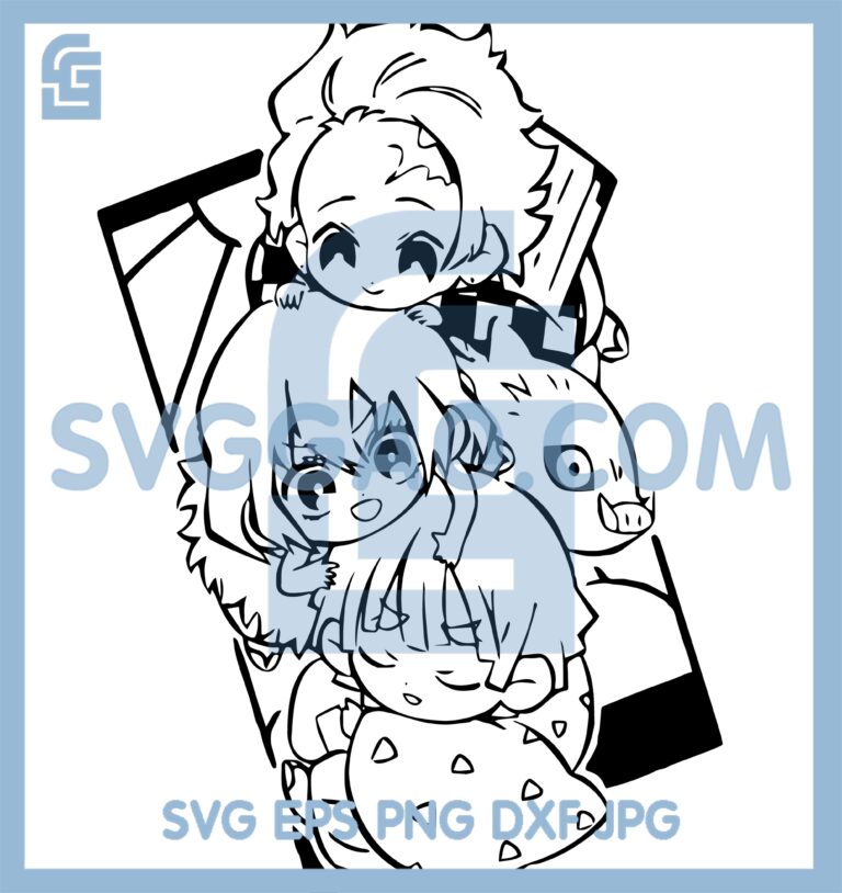 Anime Overlap Cute Svg, Anime Overlap Svg