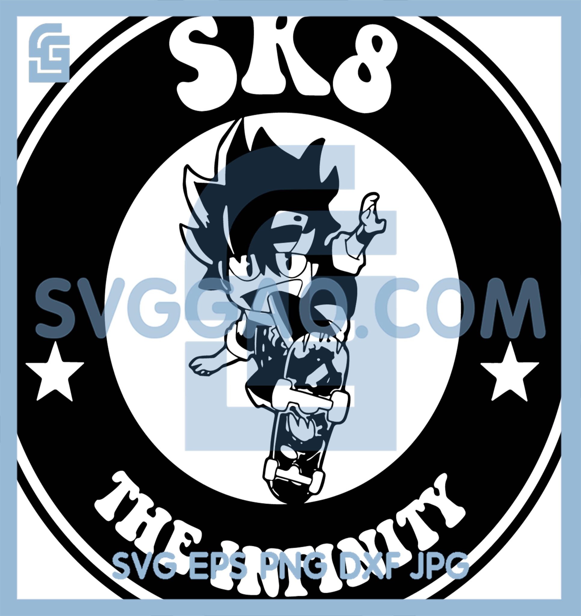Anime Reki Kyan Svg, SK8 The Infinity Svg, Skateboard Anime Svg ...