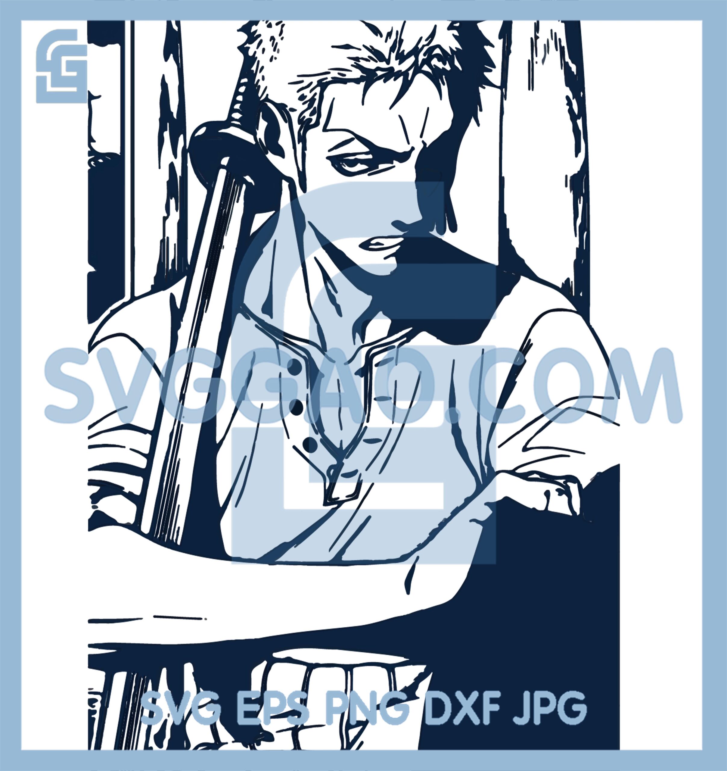 Anime Roronoa Zoro Katana Svg, Roronoa Zoro Katana Svg