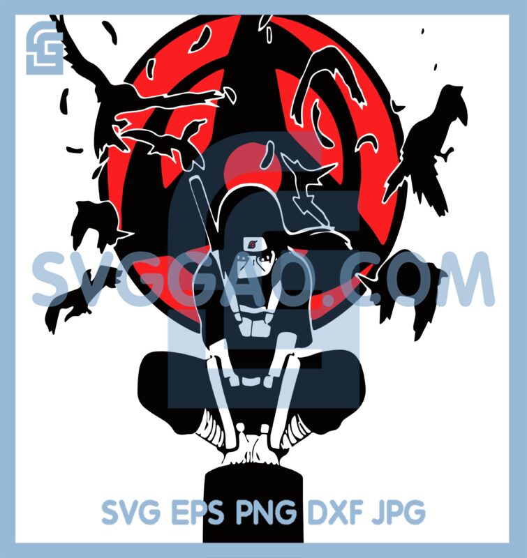 Anime Uchiha Itachi Svg, Uchiha Itachi Darts Svg, Anime Darts Svg