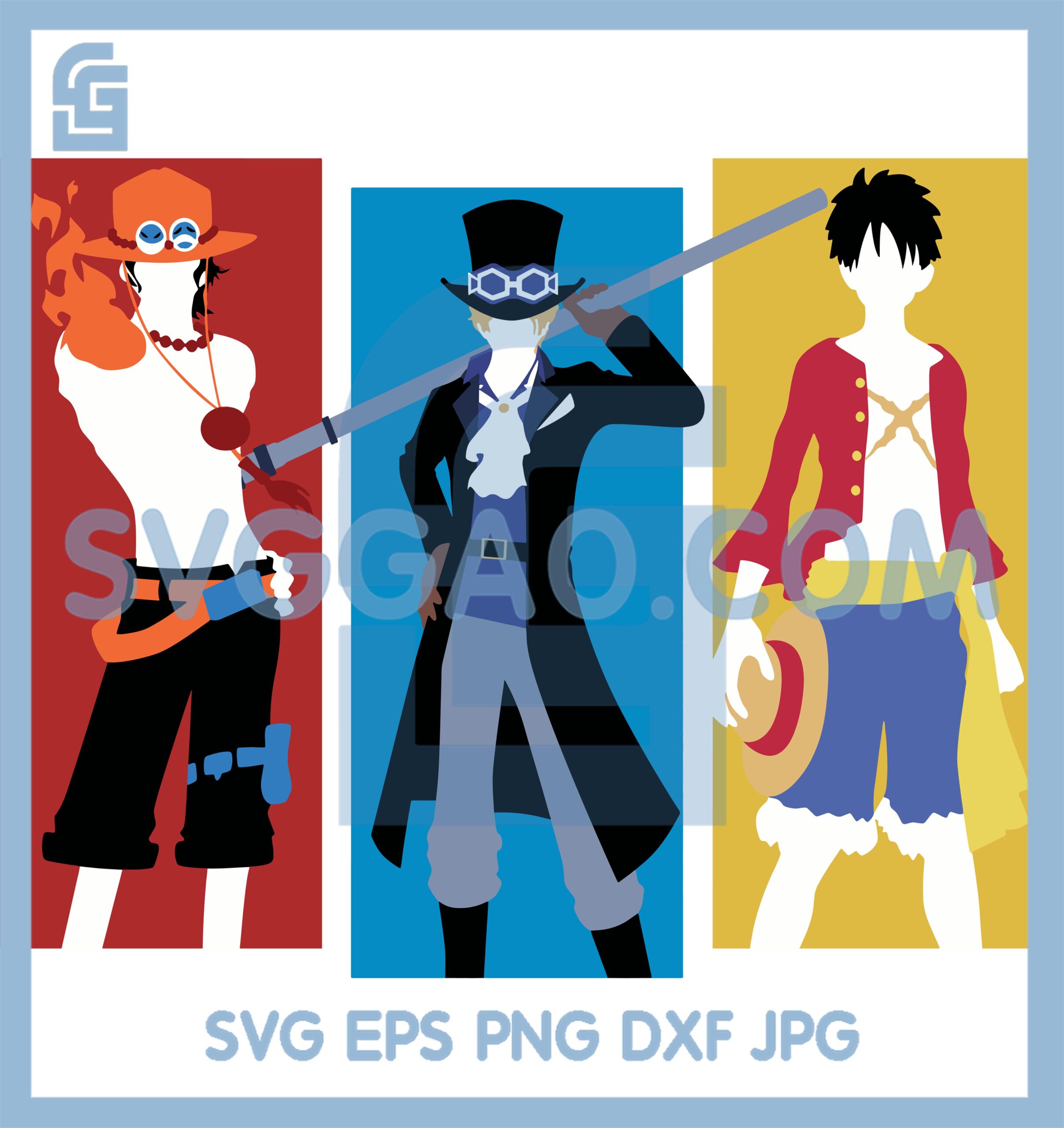 ASL Pirates One Piece Svg, Luffy One Piece Svg, Luffy One-Piece Anime Svg