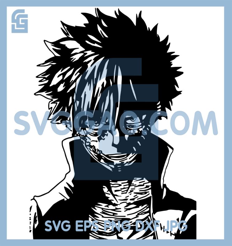 Dabi Vanguard Action Squad Svg, My Hero Academy Svg, Dabi Anime Svg