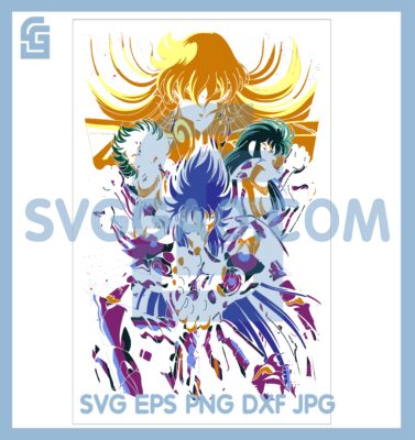 Athena Exclamation Saint Seiya Svg, Saint Seiya Svg, Anime Manga Svg