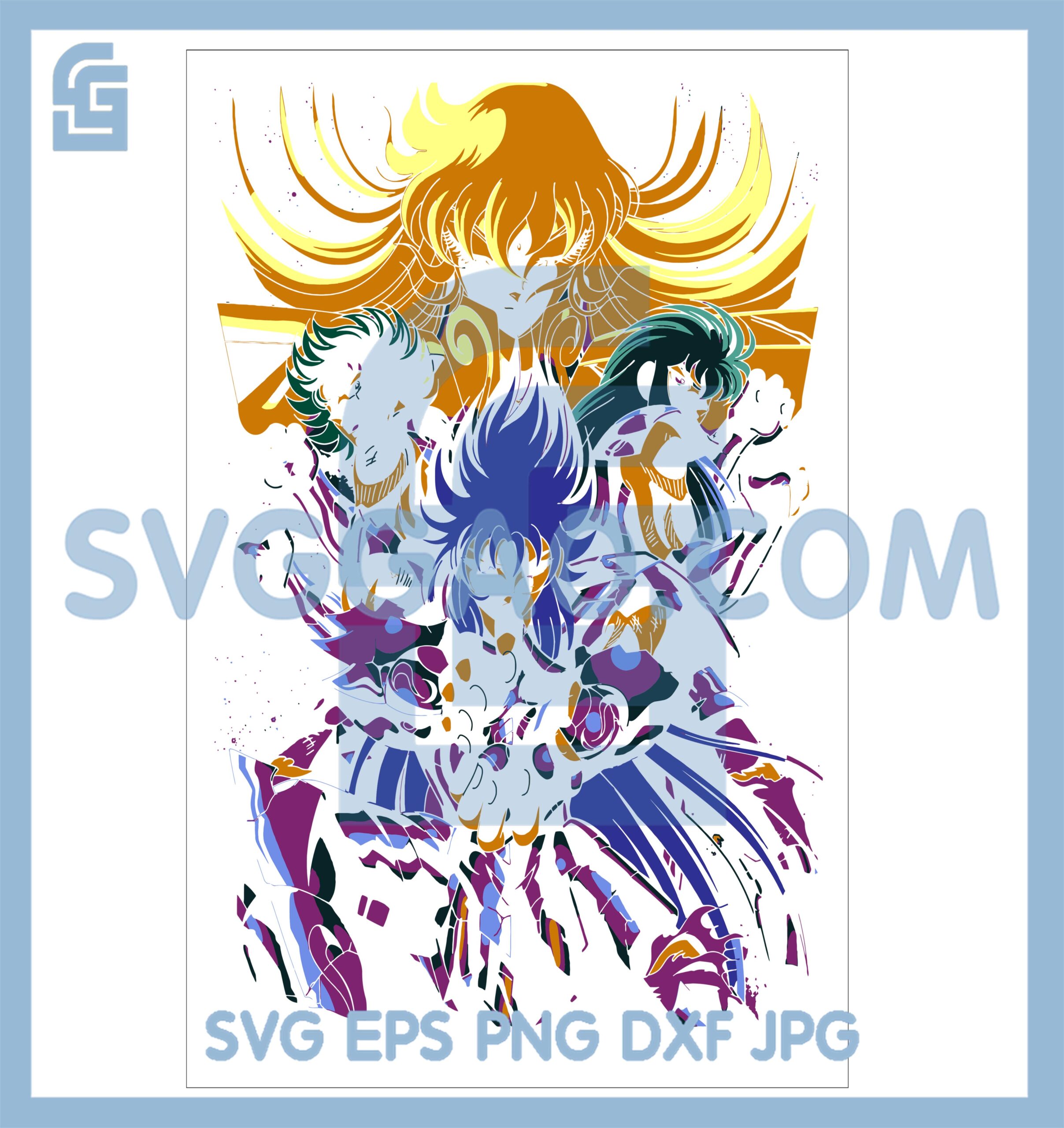Athena Exclamation Saint Seiya Svg, Saint Seiya Svg, Anime Manga Svg