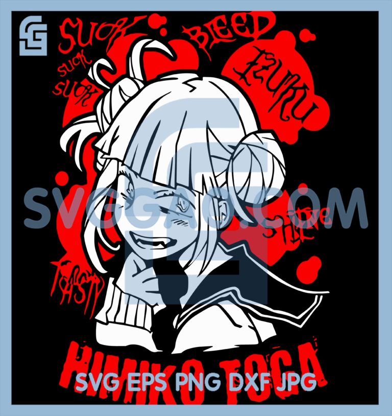 Himiko Toga Boku No Hero Academia Anime Svg, Anime Himiko Toga Svg – SVGGAO