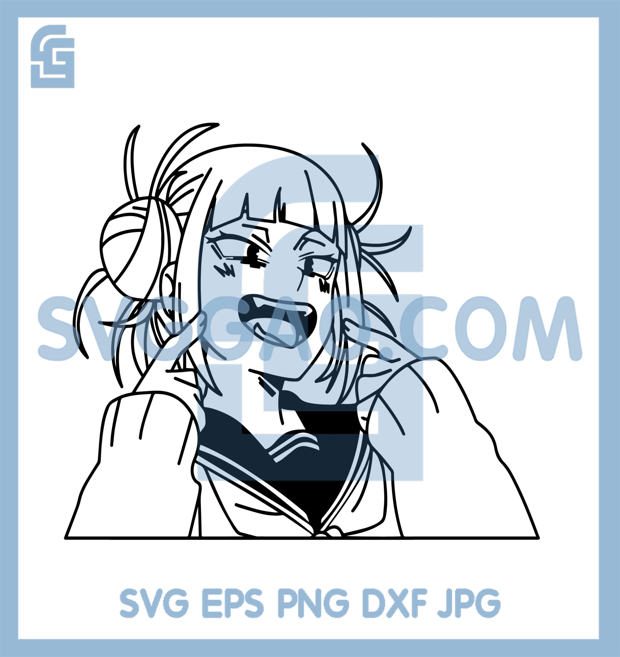 Himiko Toga Funny Svg, Himiko Toga Svg, Anime Toga Svg