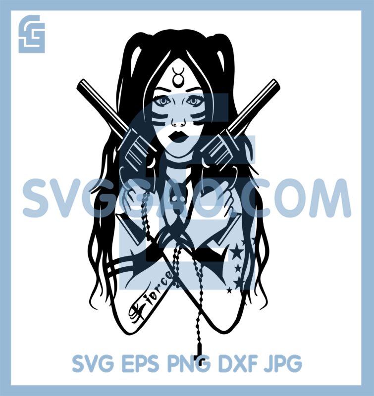 Girl Hands Guns Svg, Bad Girl Guns Svg, Warrior Svg – SVGGAO
