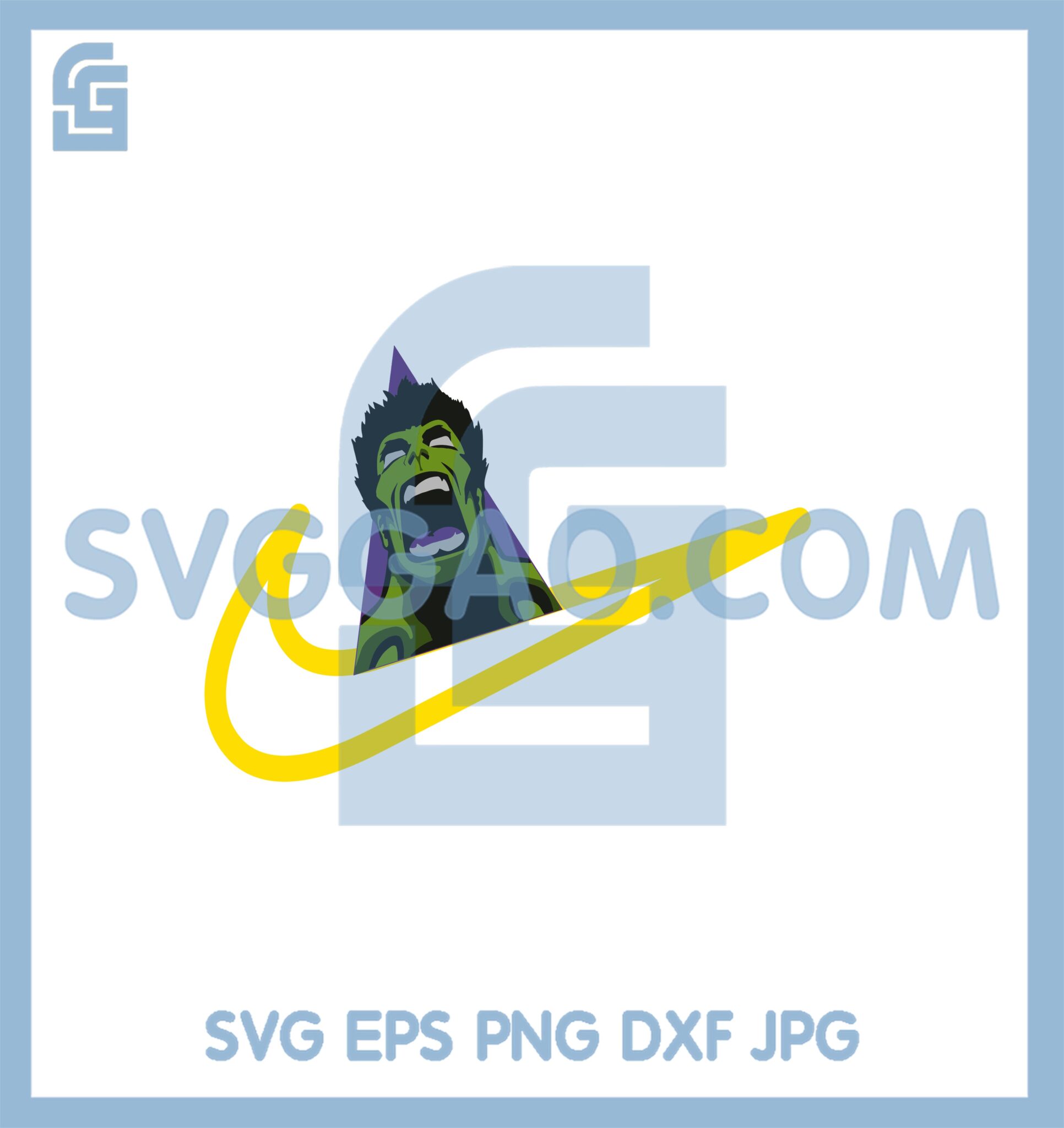 Hulk X Nike Screaming Svg, Hulk Screaming Svg, She Hulk X Nike ...