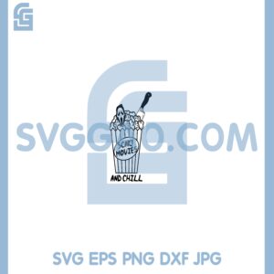 Halloween Ghostface Scary Movies Popcorn Svg, Popcorn Halloween Svg ...