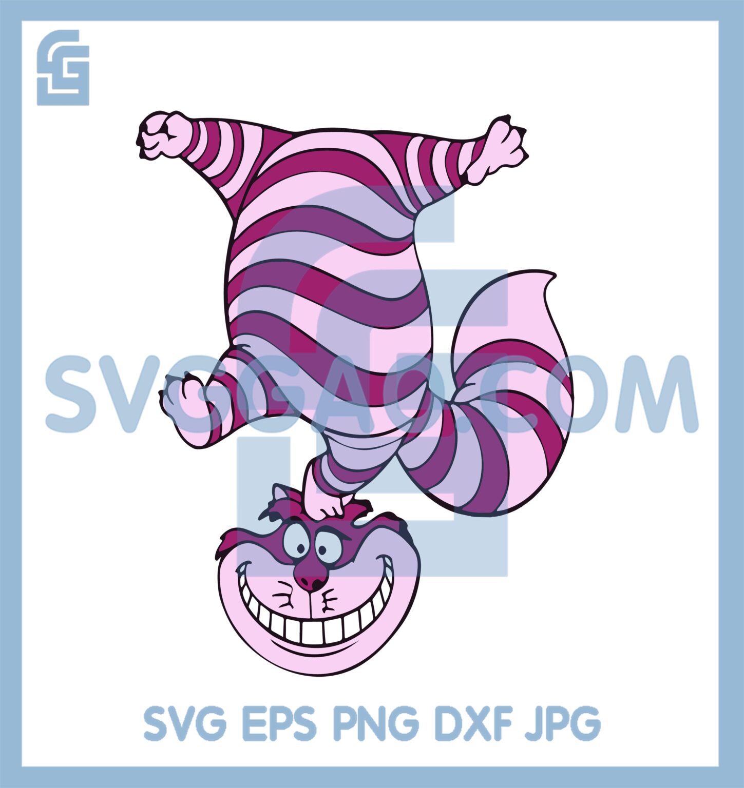 Cheshire Cat Funny Cute Svg, Cheshire Cat Head Svg, Cheshire Cat Svg ...