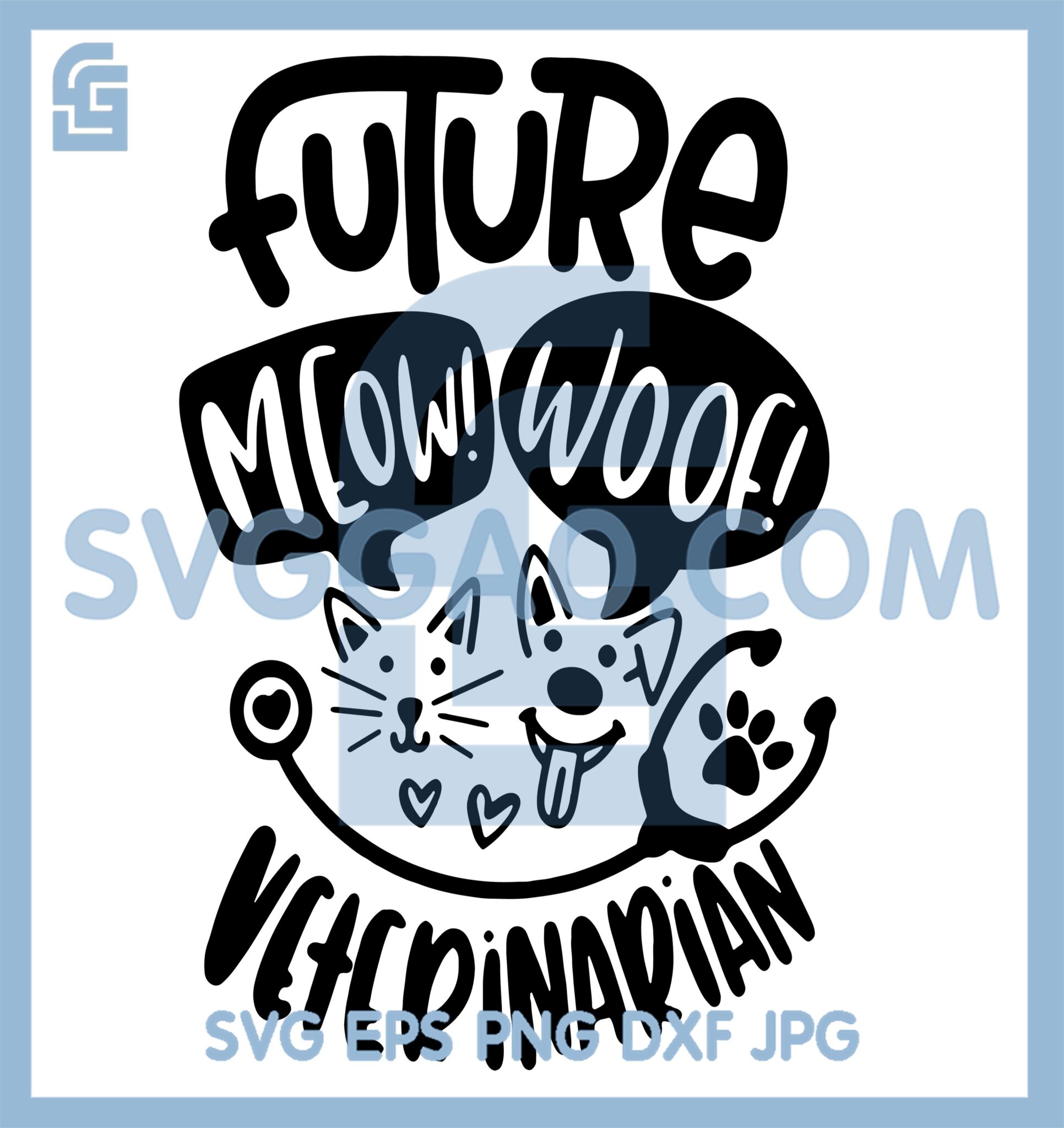 Future Veterinarian Svg, Vet Cute Dogs Cats Kids Boy Girl Svg, Nure Svg ...