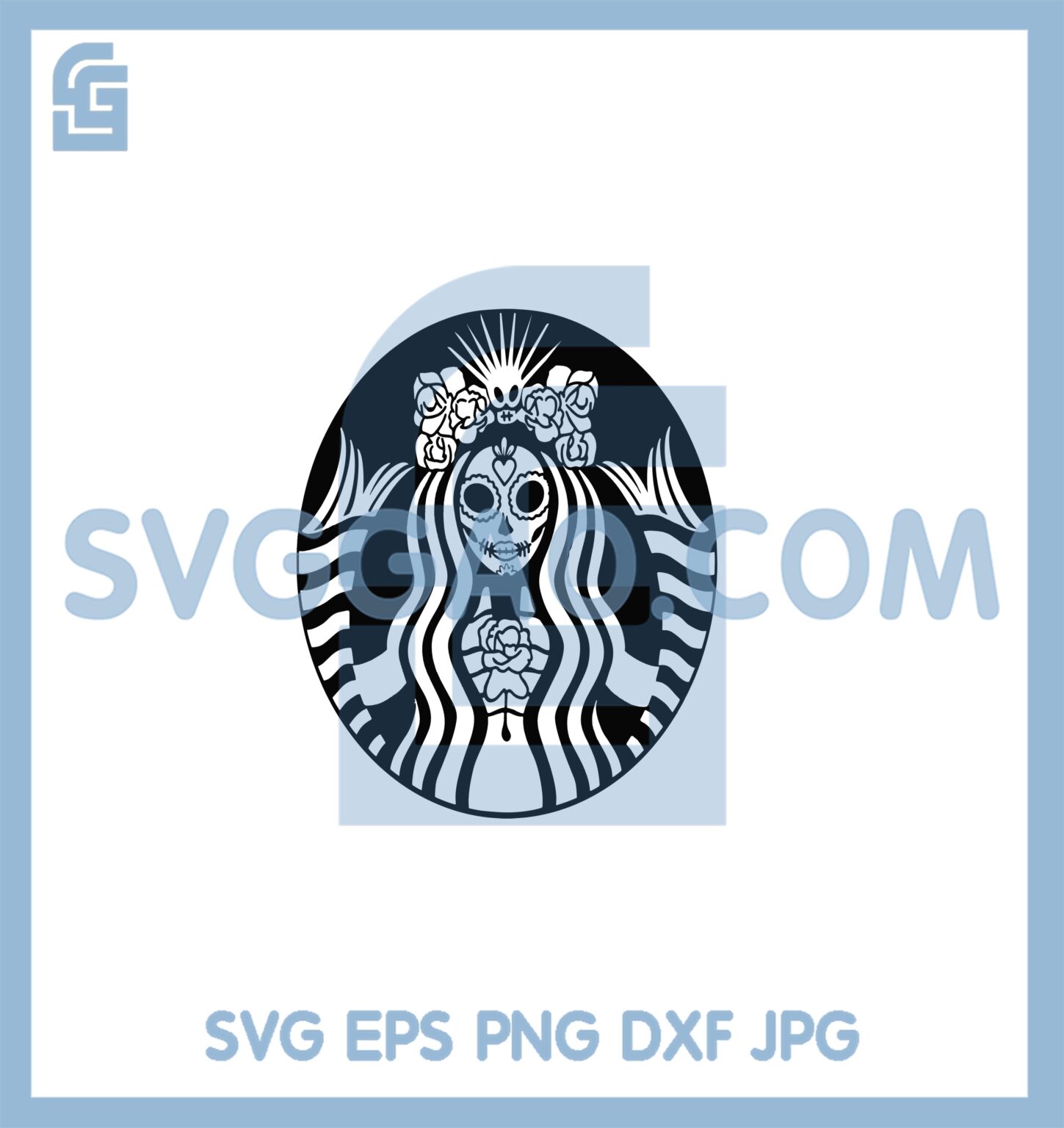 Catrina La Sirena Svg, Catrina La Sirena Starbucks Svg, The Little ...