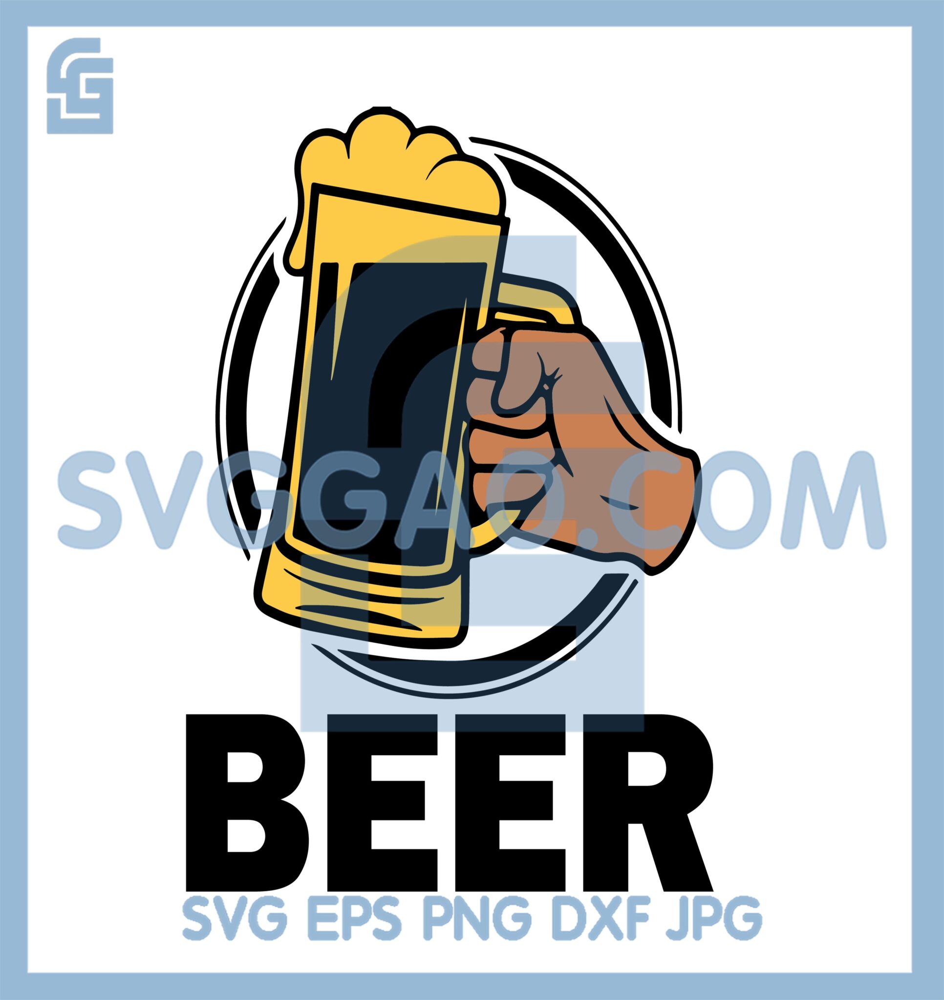 Beer SVG, Beers Cheers SVG, Beer Vector SVG