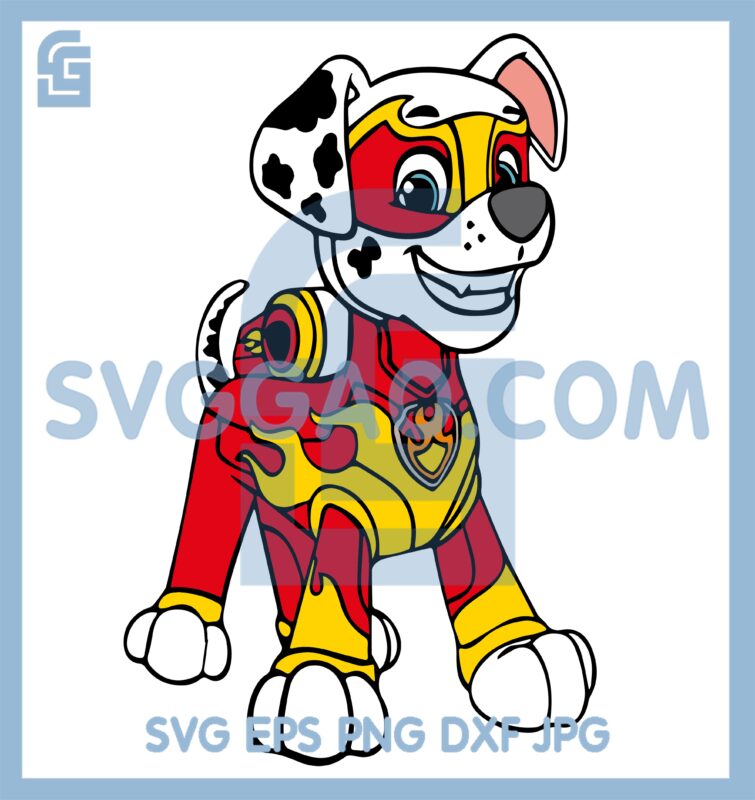 Dog Marshall Svg, Marshall Cute Svg, Marshall Cartoon Svg