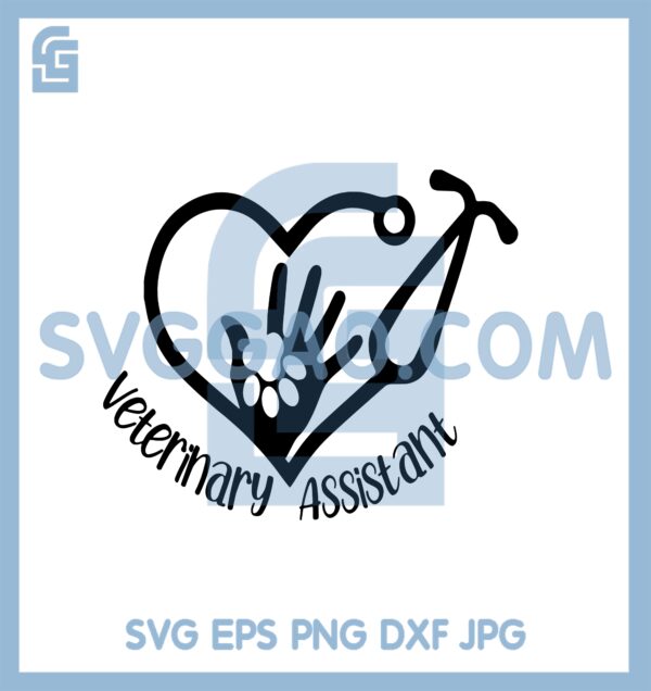 Hand Paw Dog Svg, Veterinary Assistant Vet Tech Svg – SVGGAO