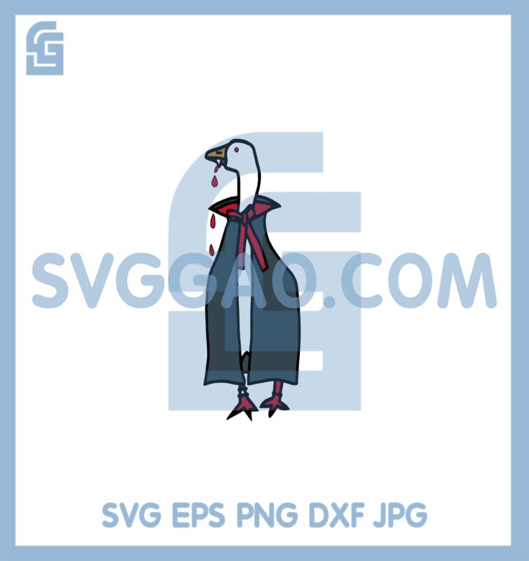 Goose Halloween Svg, Halloween Horror Vampire Gaming Goose Svg, Vampire ...