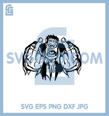 Frankenstein Middle Finger Svg, Fun Halloween Fuckk Svg, Halloween ...