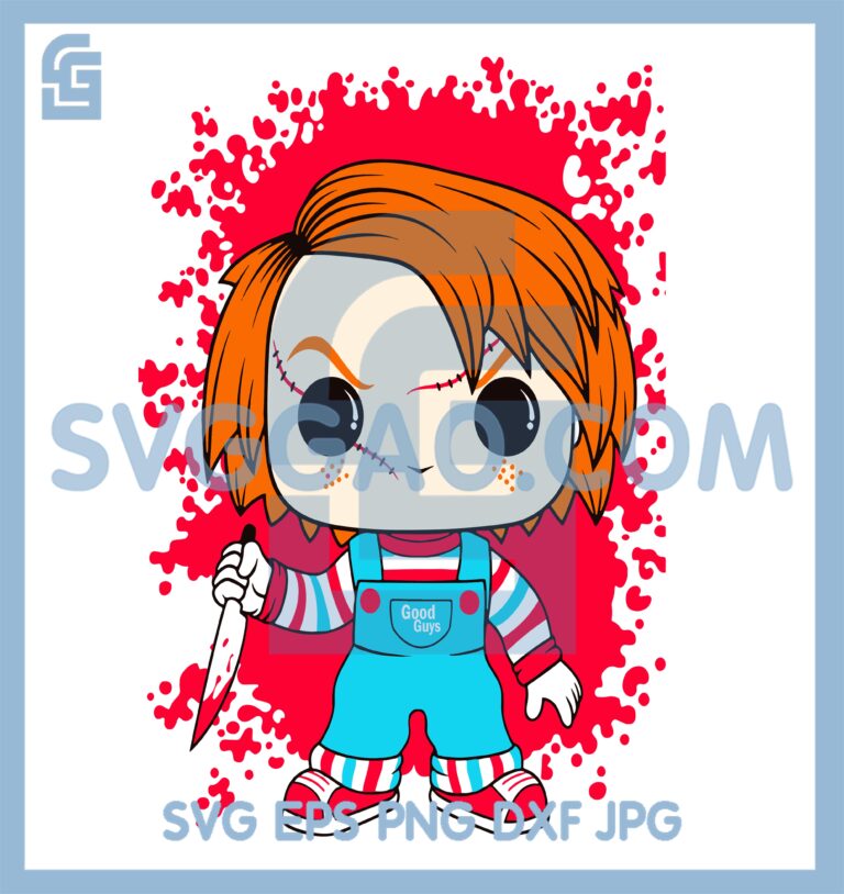 Chucky Scar Face Svg, Chucky Svg, Funko Svg, Chucky Horror Movie Svg ...