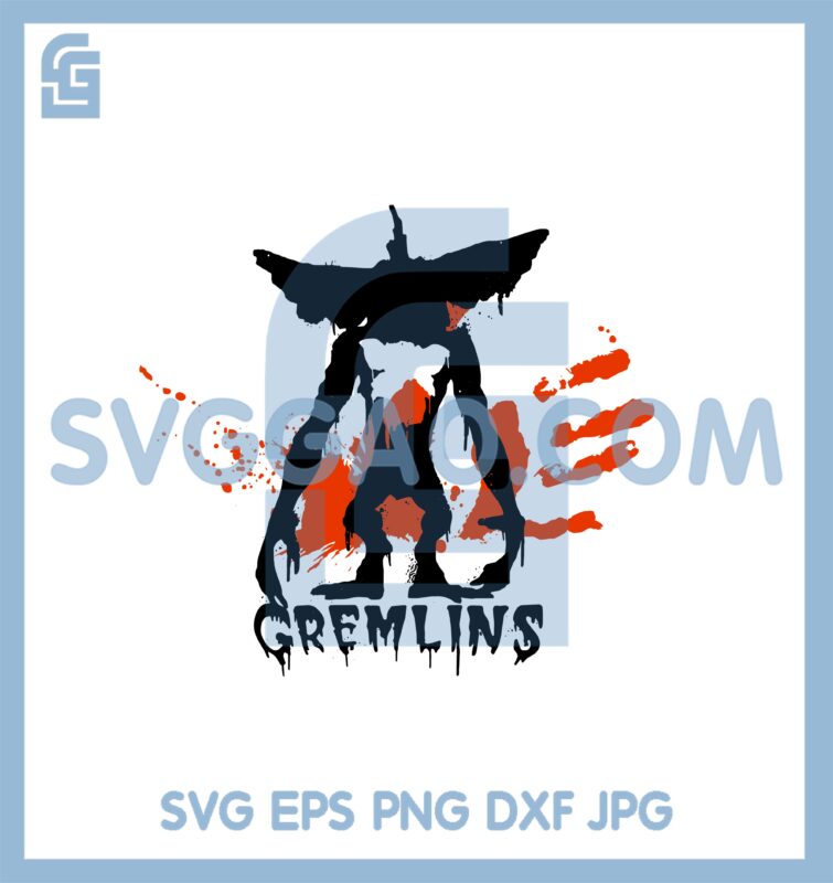 Gremlins Halloween Svg, Red Blood Svg, Halloween Svg, Halloween Gift Svg