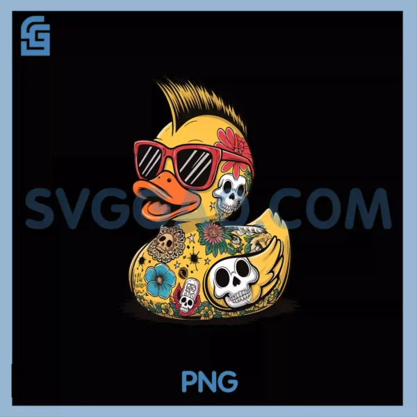Rubber Duck Punk PNG, Heavy Metal PNG – SVGGAO