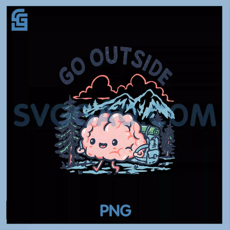 Brain Go Outside PNG, Camping PNG