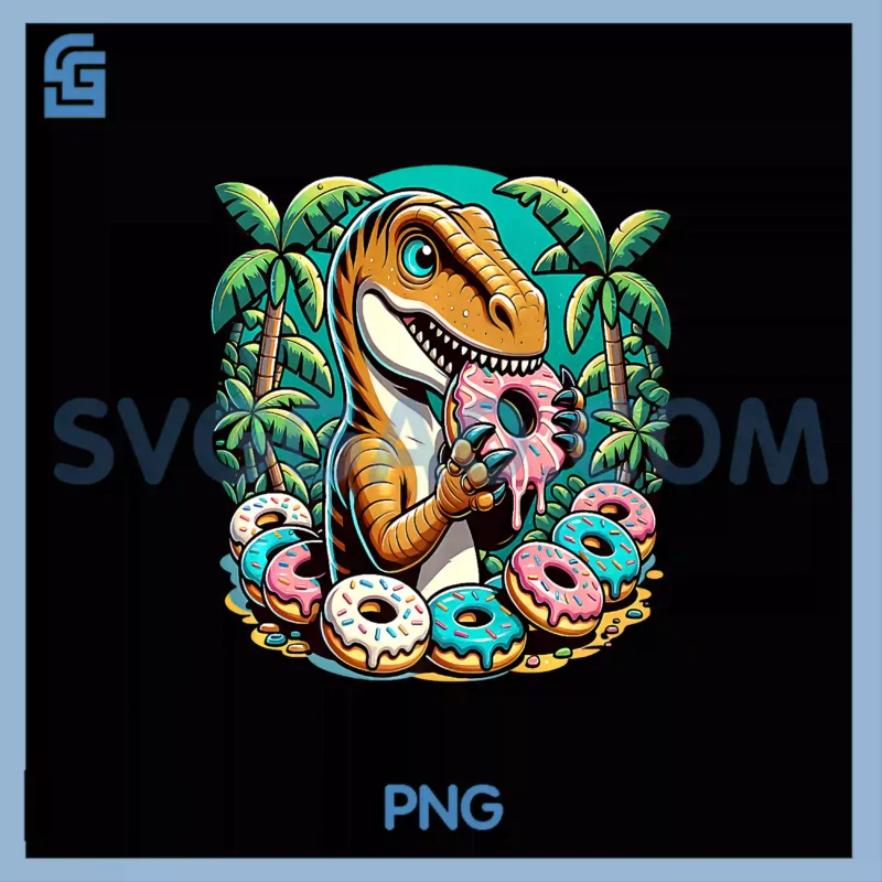 Dinosaur Donut Rex Donuts PNG, Lover Premium PNG