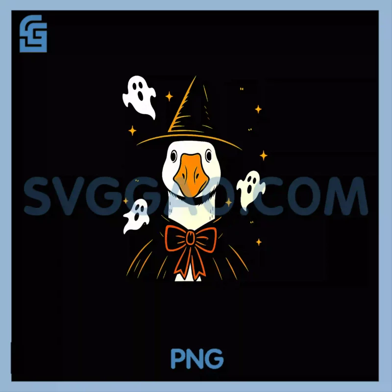 Silly Goose Spooky Goosey PNG, Halloween Spice Retro PNG