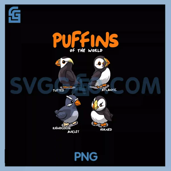 Puffin Animals Of The World PNG, Educational Iceland Animal Bird PNG