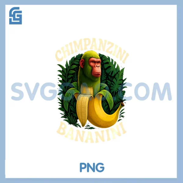 Chimpanzini Bananini PNG, Italian Brainrot PNG