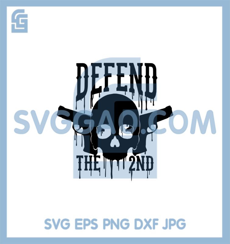 Defend The 2nd Melt Svg, Second Amendment Melt Svg – SVGGAO