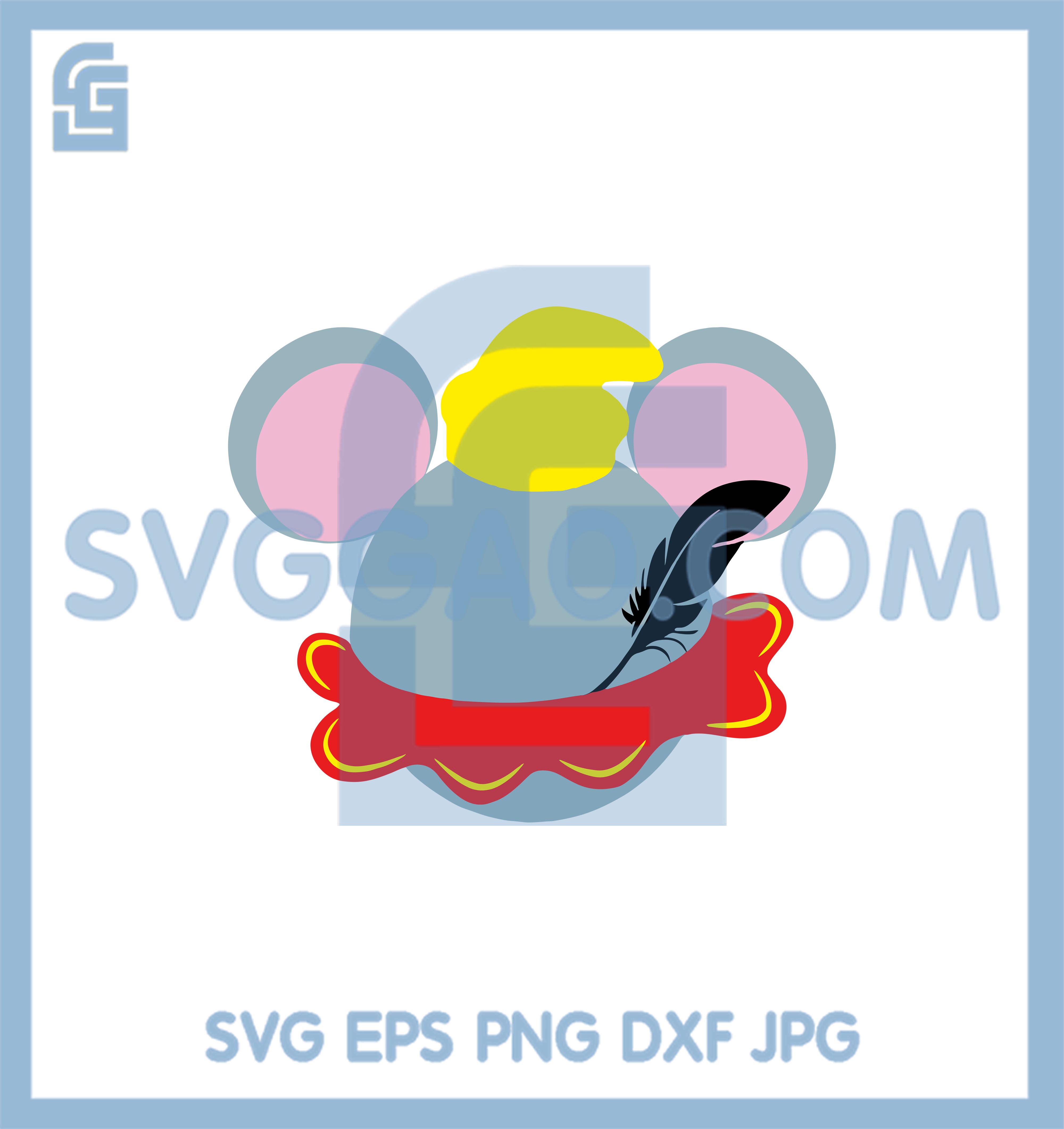Dumbo Ears Instant Mouse Svg, Dumbo Ears Svg, Dumbo Svg