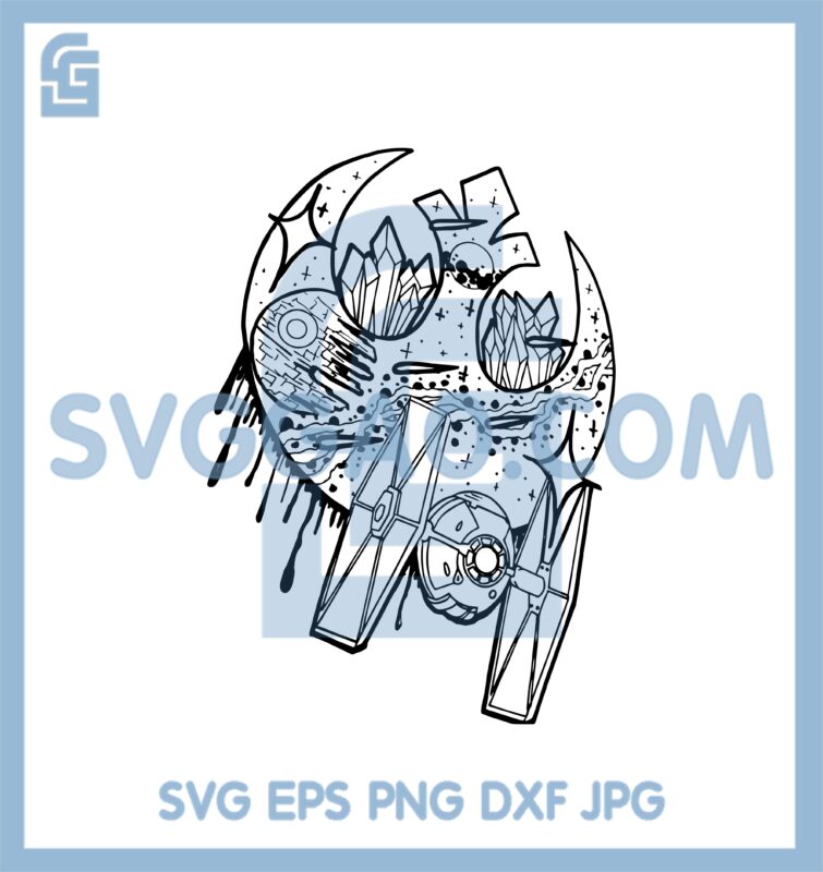Falcon Melt Svg, Falcon Death Star Drip Svg, Falcon Drip Svg – SVGGAO