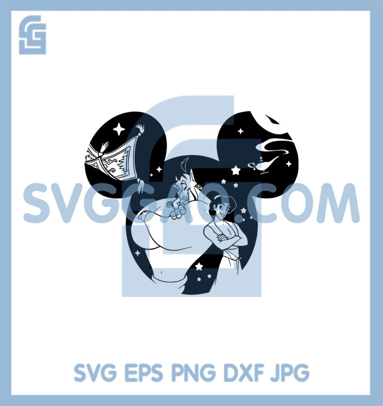 Aladdin Vector Svg, Genie Svg, Magic Carpet Svg, Magic Lamp Svg
