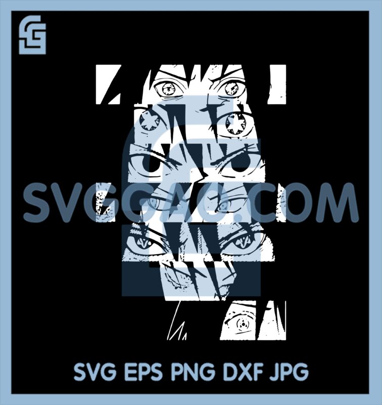 All Eyes Of Sasuke Uchiha Svg – SVGGAO