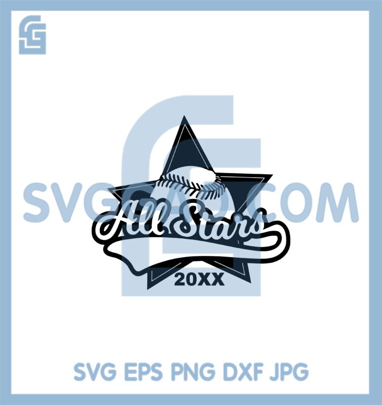 All Stars Svg, Softball Svg, Baseball Svg