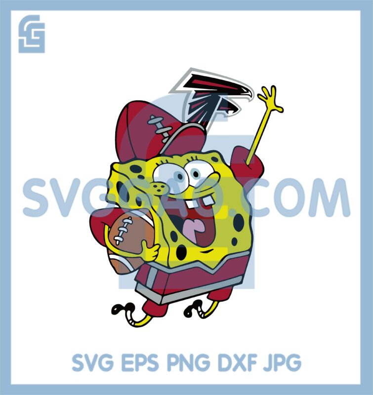 Atlanta Falcons Football Spongebob Svg, Atlanta Falcons Sport Svg – SVGGAO