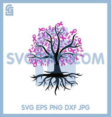 Cancer Tree Svg, Cancer Awareness Svg, Tree Of Life Svg – SVGGAO