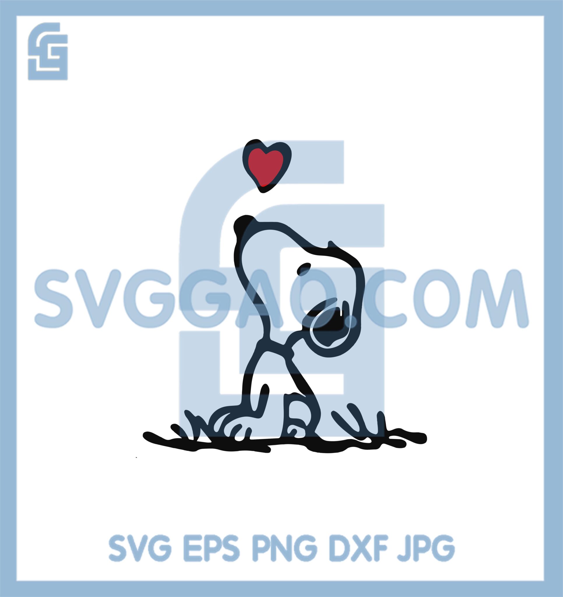 Cartoon Snoopy Svg, Peanuts Svg