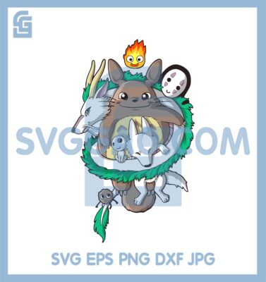 Chibi Ghibli Beautiful Fantasy Svg, Ghibli Japan Cartoon Svg – SVGGAO