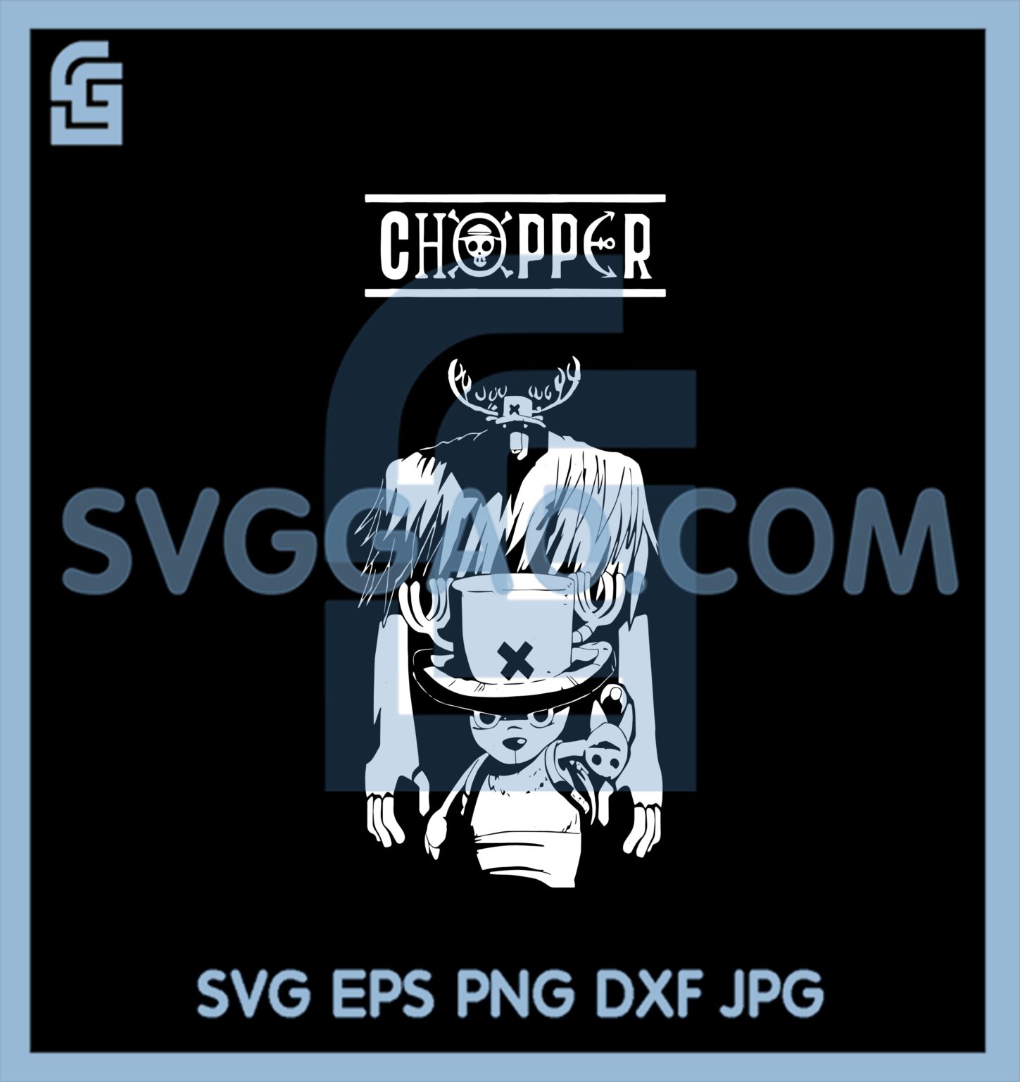 Chopper One Piece Svg, One Piece Svg, Chopper Cute Svg