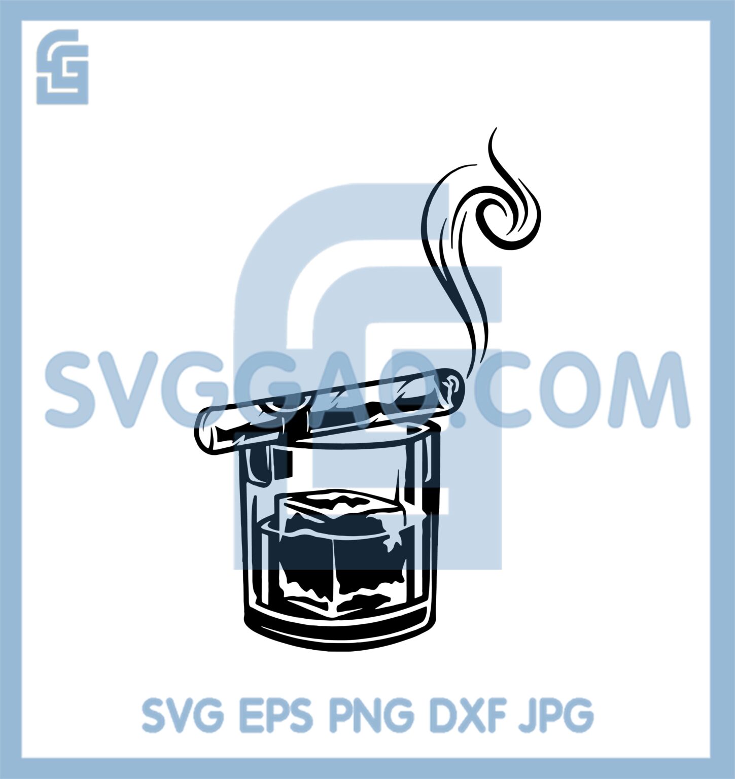 Cigar And Whiskey Svg, Tobacco Svg, Cigar Smoking Svg, Cigarette Svg ...