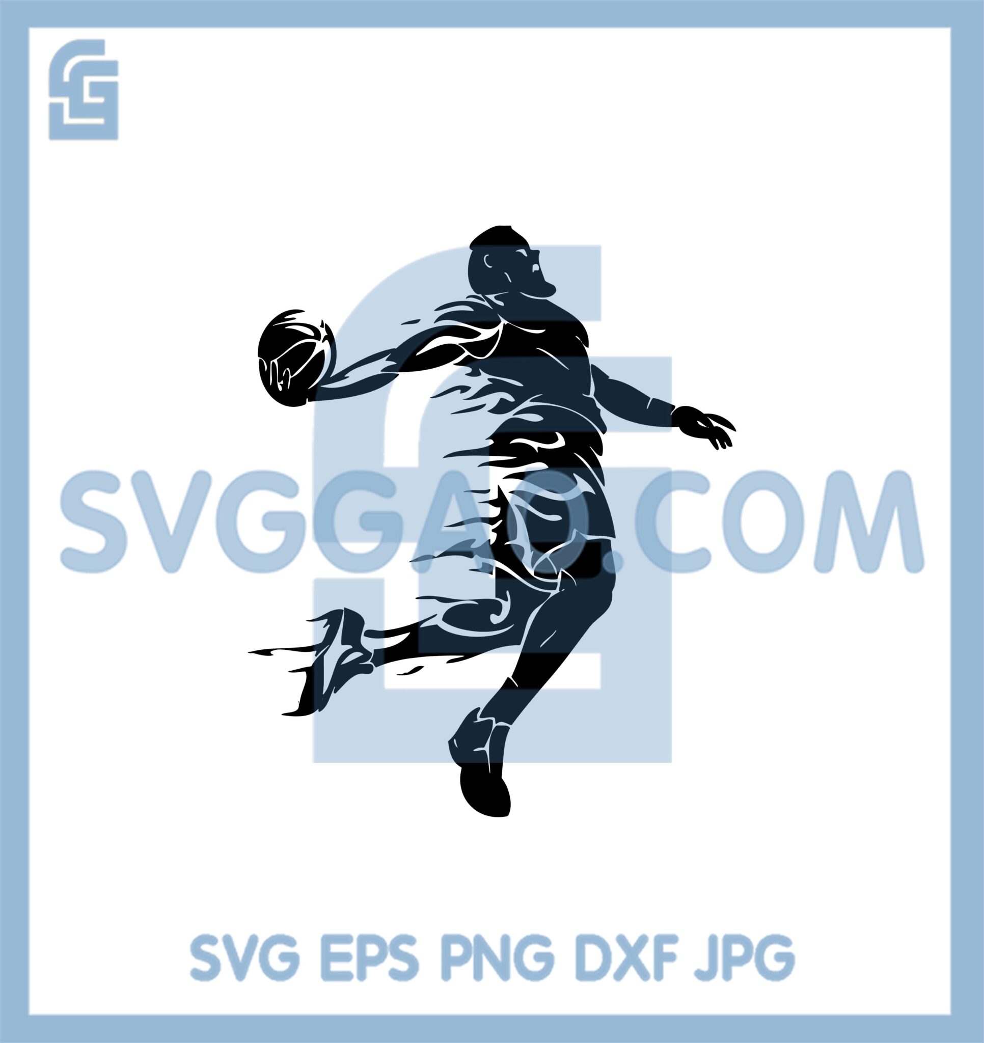 Basketball Player Svg, Flames Dunk Dunking Flaming, Fire Vector Vasity SVG