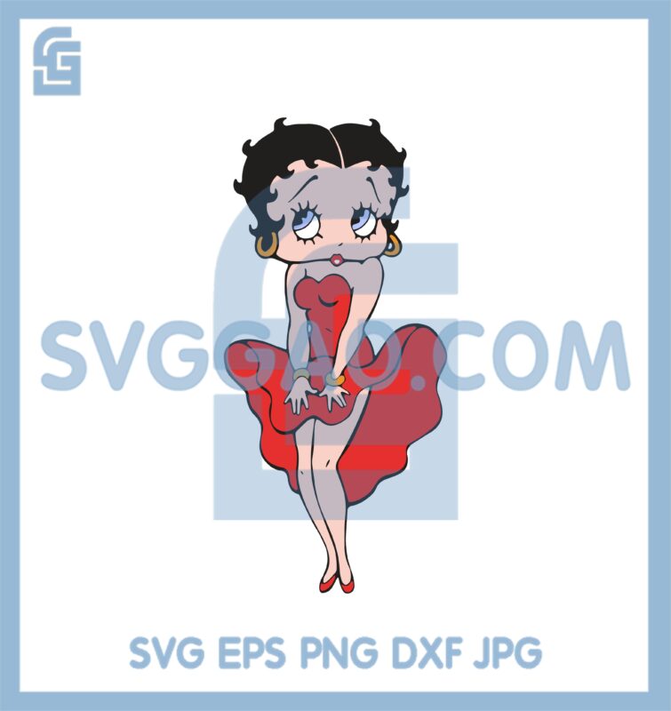 Betty Boop SVG, Easy Cut, Layered By Color, Betty Boop SVG – SVGGAO